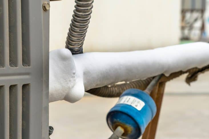 Why Is Air Conditioner’s Refrigerant Line Covered in Ice ...